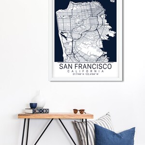 Custom City Map Art Bundle Framed, Canvas or Print - Choose Any Three ...