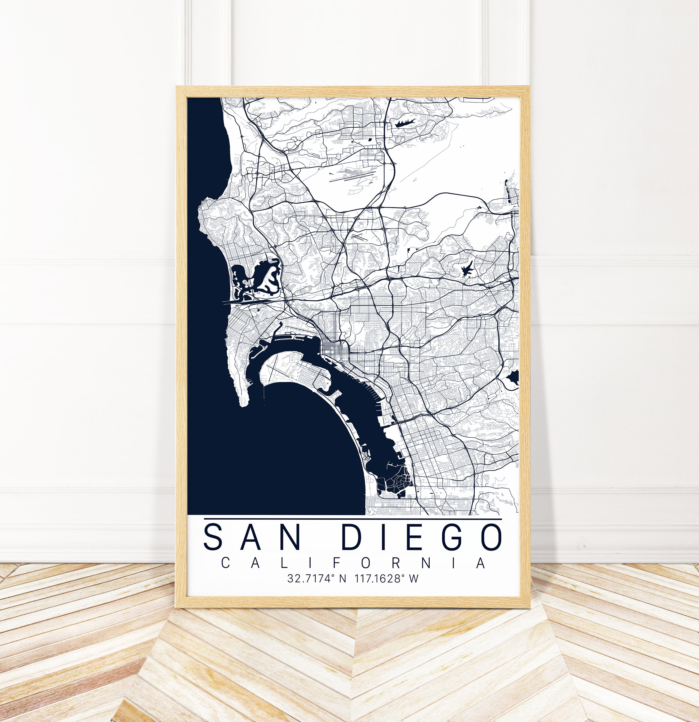 San Diego California Map
