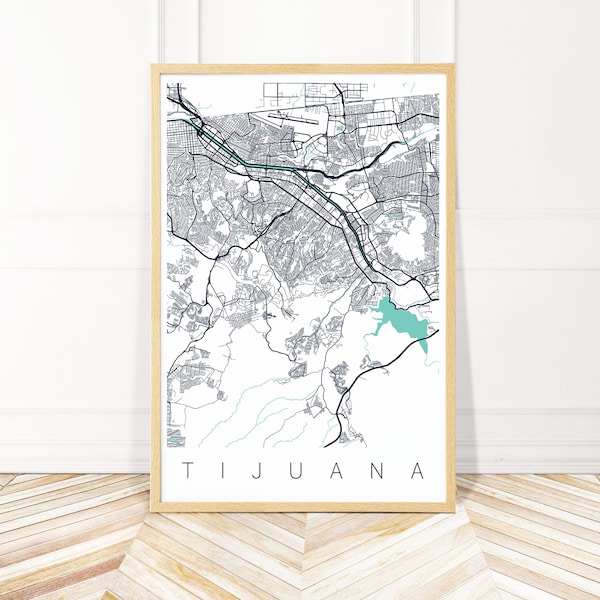 Tijuana Map - Etsy