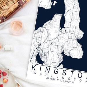 Custom City Map Art Framed, Canvas or Print - Canvas City Map Wall Art ...