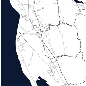Agoo City Art - Map of Agoo Philippines - City Art - Framed Unframed or ...