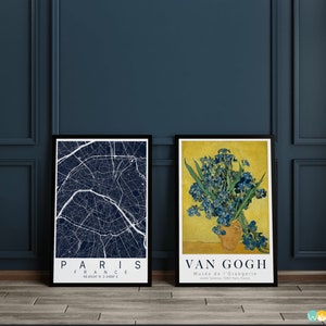 Custom City Map Art Framed Canvas or Print Canvas City Map - Etsy