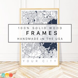 Cape Cod Map Art Framed Canvas or Print Map of Cape Cod MA | Etsy