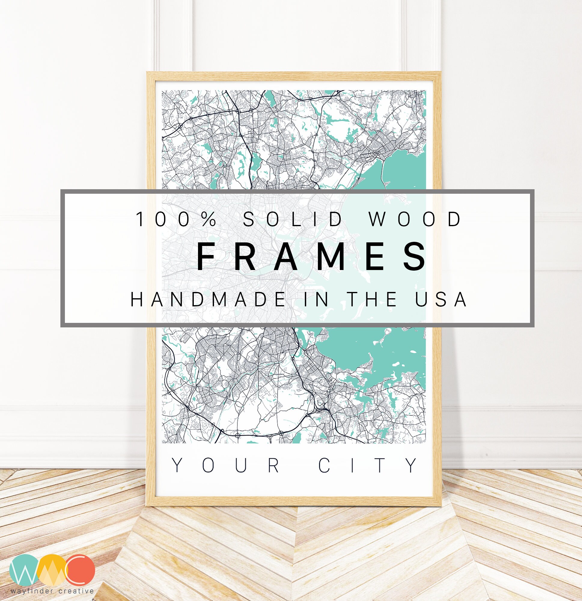 Cancun Map Art Framed Canvas or Print Map of Cancun Mexico - Etsy