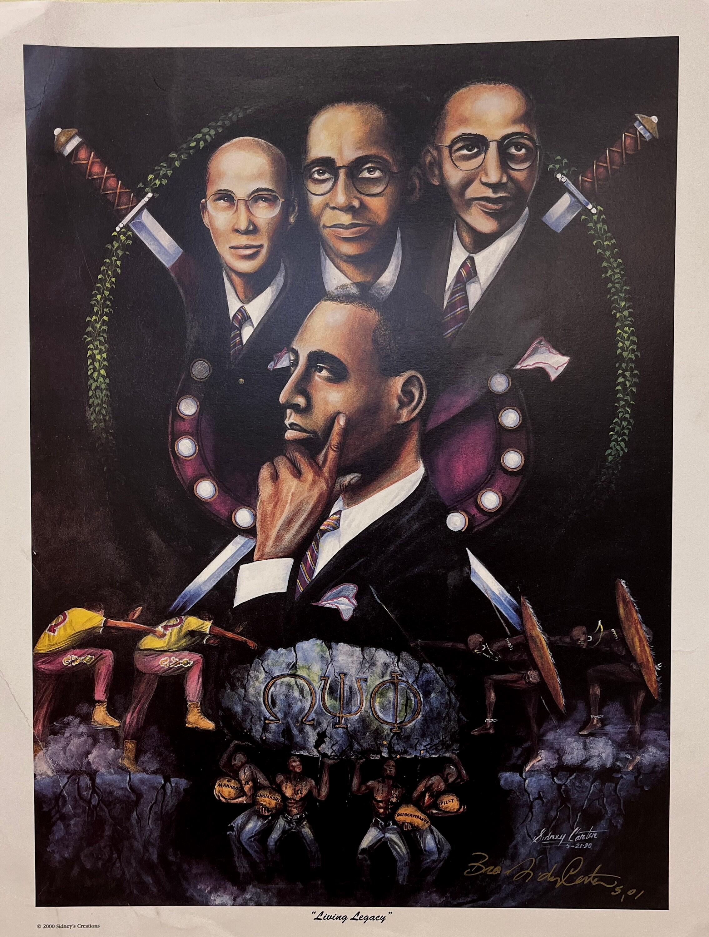 Living Legacy, African American Art, Fraternity, Omega Psi Phi, Black ...