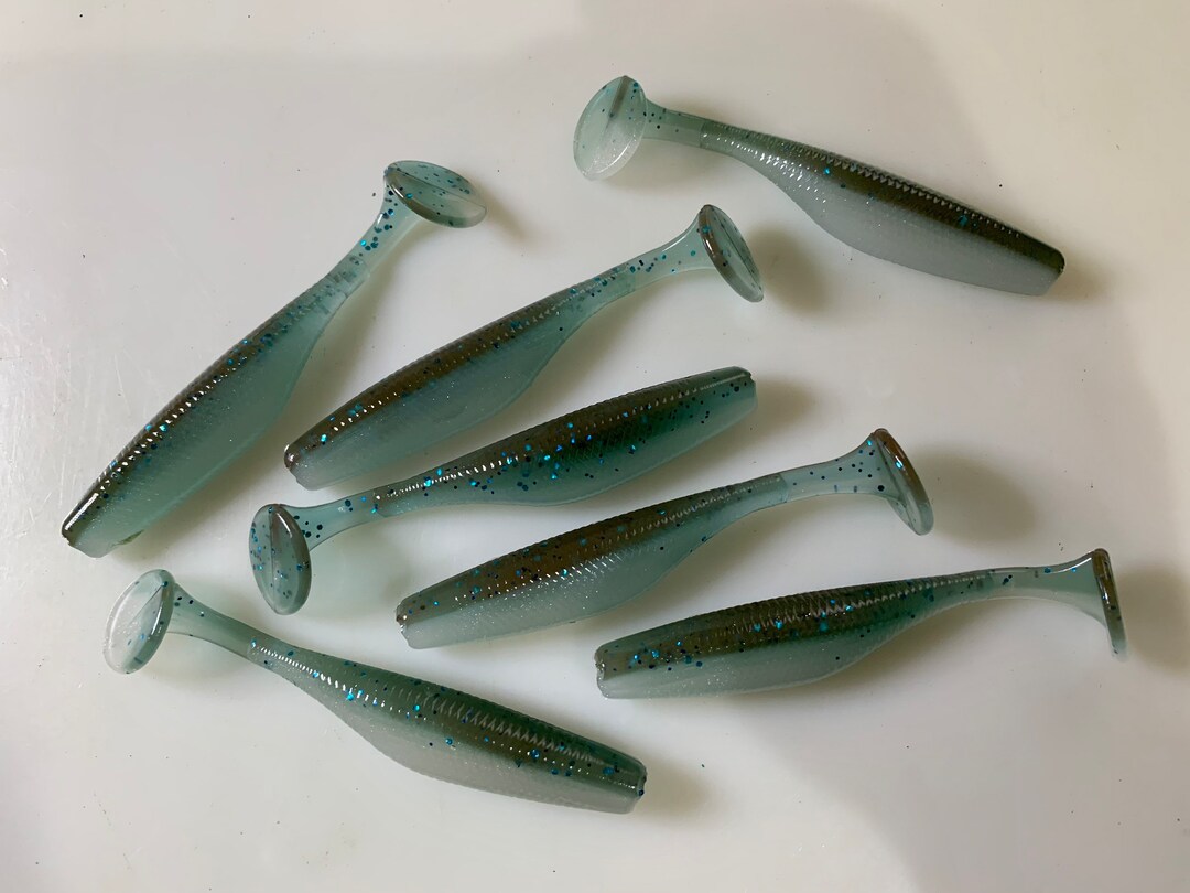 3.8 Riprap Blue Craw Shad - Etsy