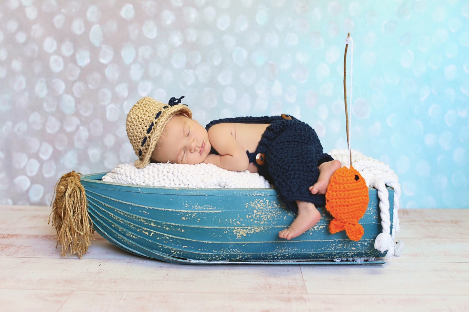 Newborn Fisherman Outfit... Photo Prop...fish - Etsy
