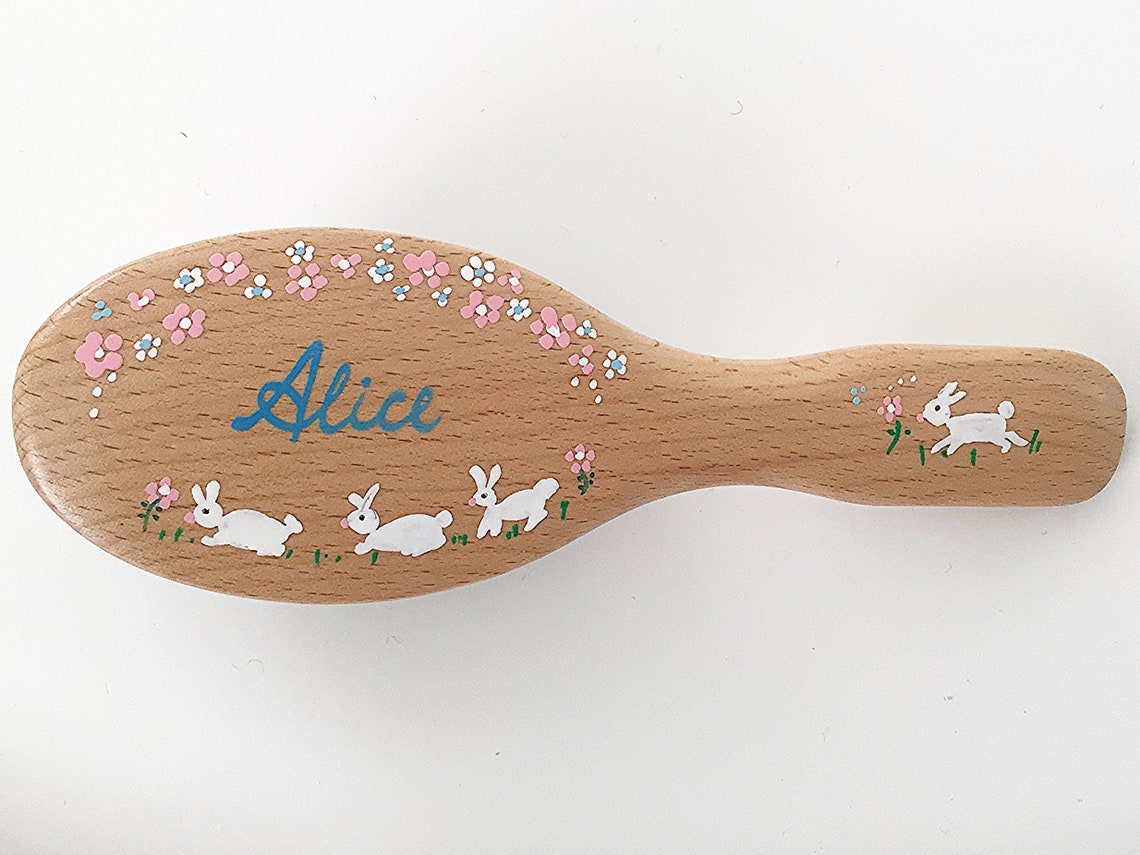 PERSONALISED KENT Rabbits & Pink Garland - Etsy