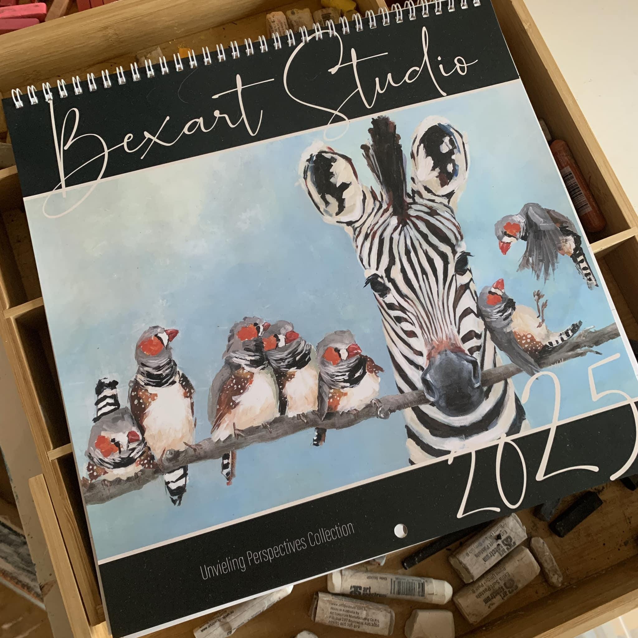 2025 Art Wall Calendar Quirky Animals Birds Surreal Neurodiversity ...