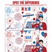 July 4th PRINTABLES Matching Games & Spot the Difference Puzzle ...