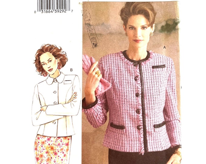Vogue Sewing Pattern 8043 Jacket Princess Seams Betzina Designer Bust ...
