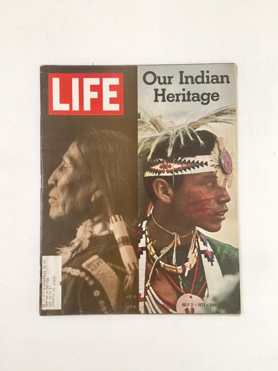 Life Magazine July 2 1971 Our Indian Heritage Sacred Places | Etsy
