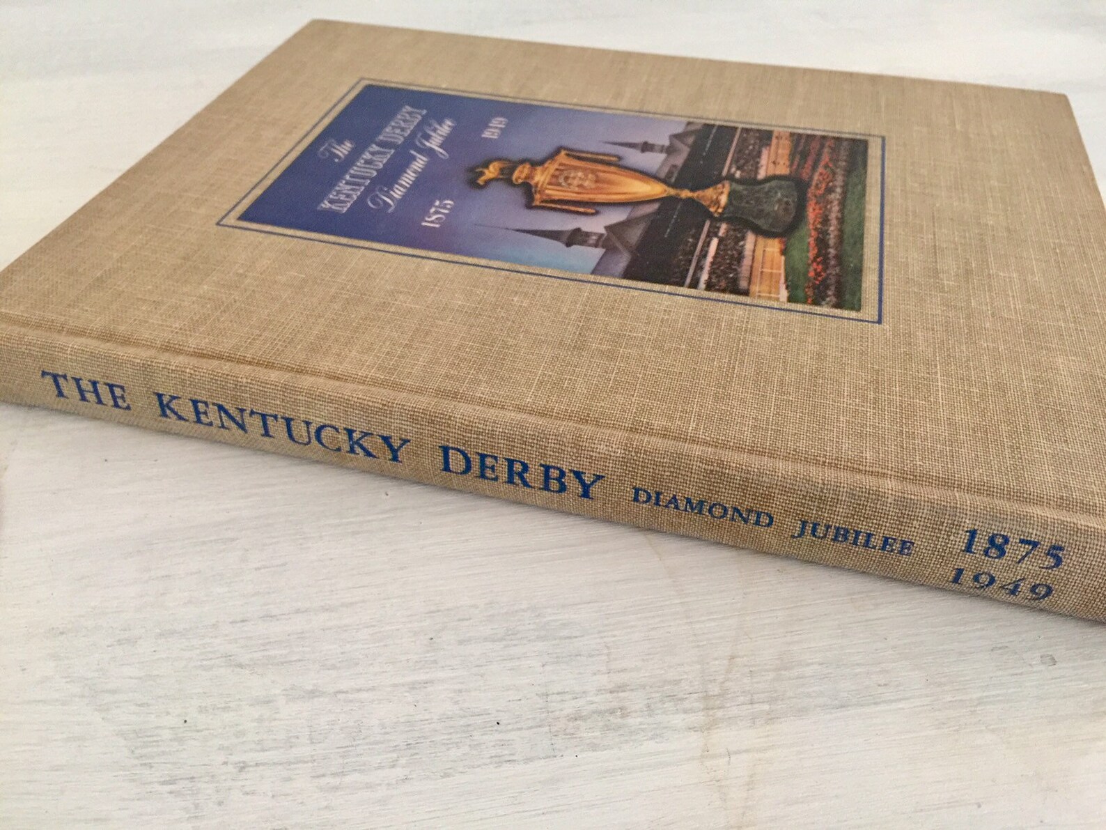 Kentucky Derby Book Diamond Jubilee 1875 1949 Churchill - Etsy