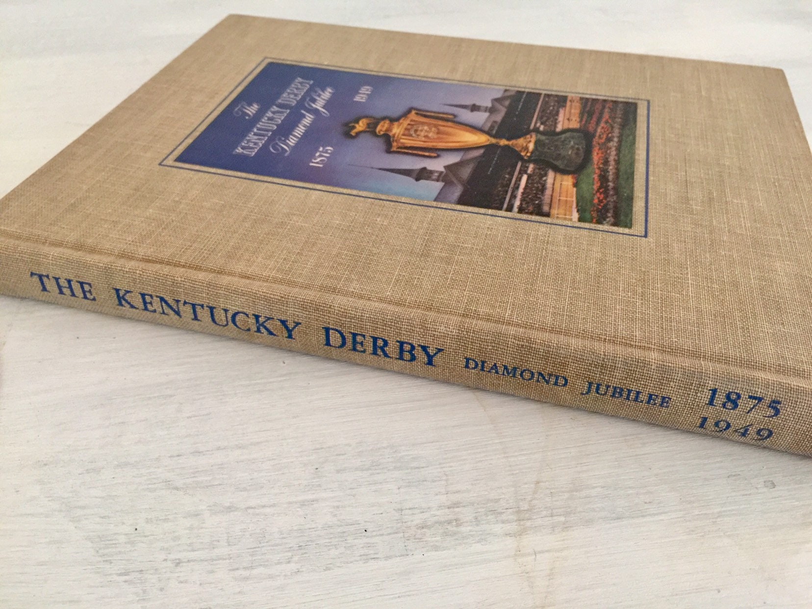 Kentucky Derby Book Diamond Jubilee 1875 1949 Churchill - Etsy