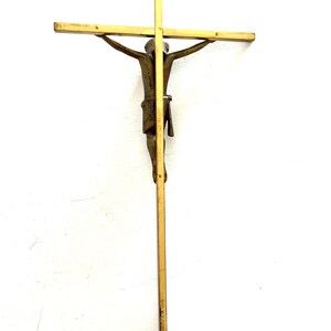 Catholic Crucifix Cross Jesus Christ INRI Gold Tone West Germany - Etsy
