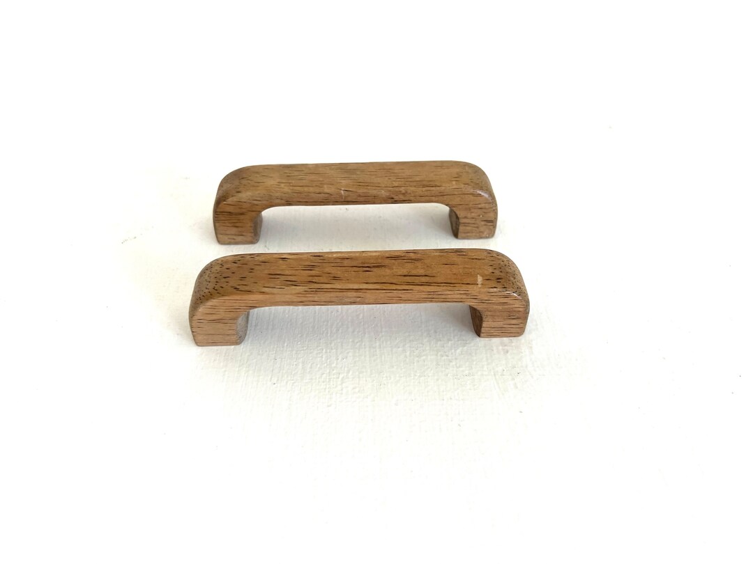 Light Brown Drawer Pulls, Wood Handles, Tray Knobs - Etsy