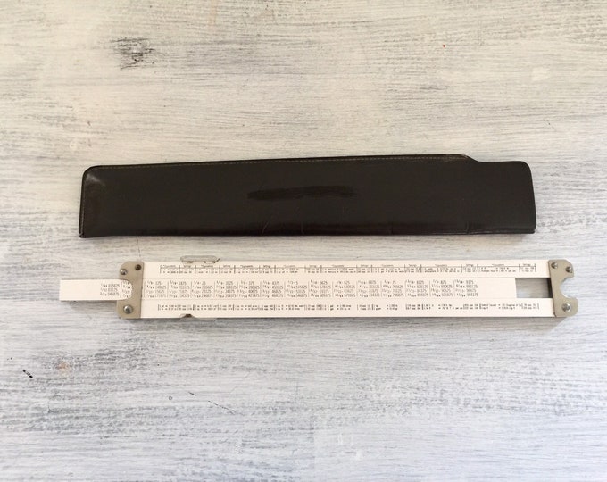 Acu Math Slide Ruler No. 500 and Case Vintage Calculator - Etsy