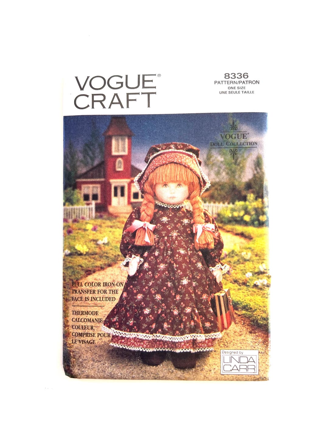 Early American Doll and Clothes Vintage Vogue Sewing Pattern 8336 Girl ...