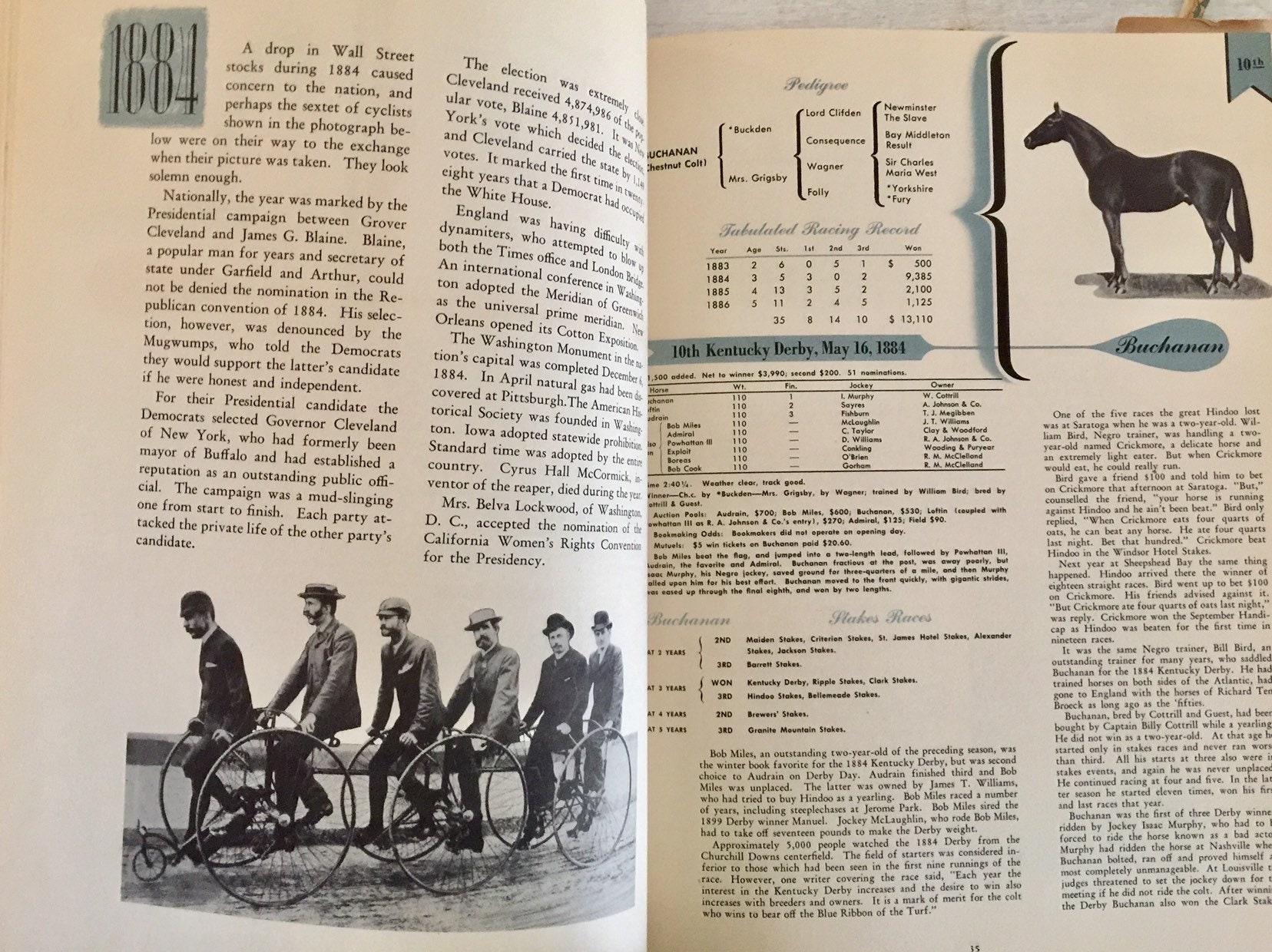 Kentucky Derby Book Diamond Jubilee 1875 1949 Churchill - Etsy