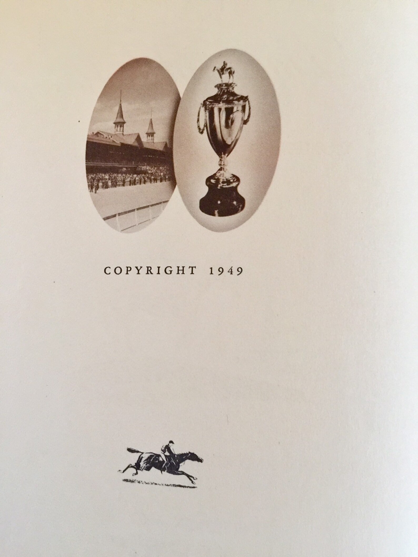 Kentucky Derby Book Diamond Jubilee 1875 1949 Churchill - Etsy