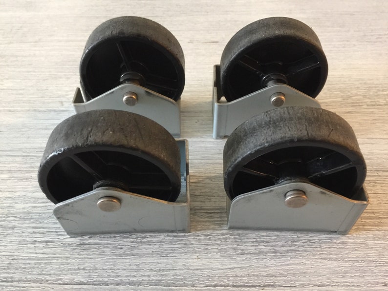 Casters 2 7/8 Trunk Casters Salvaged Casters Large Casters - Etsy