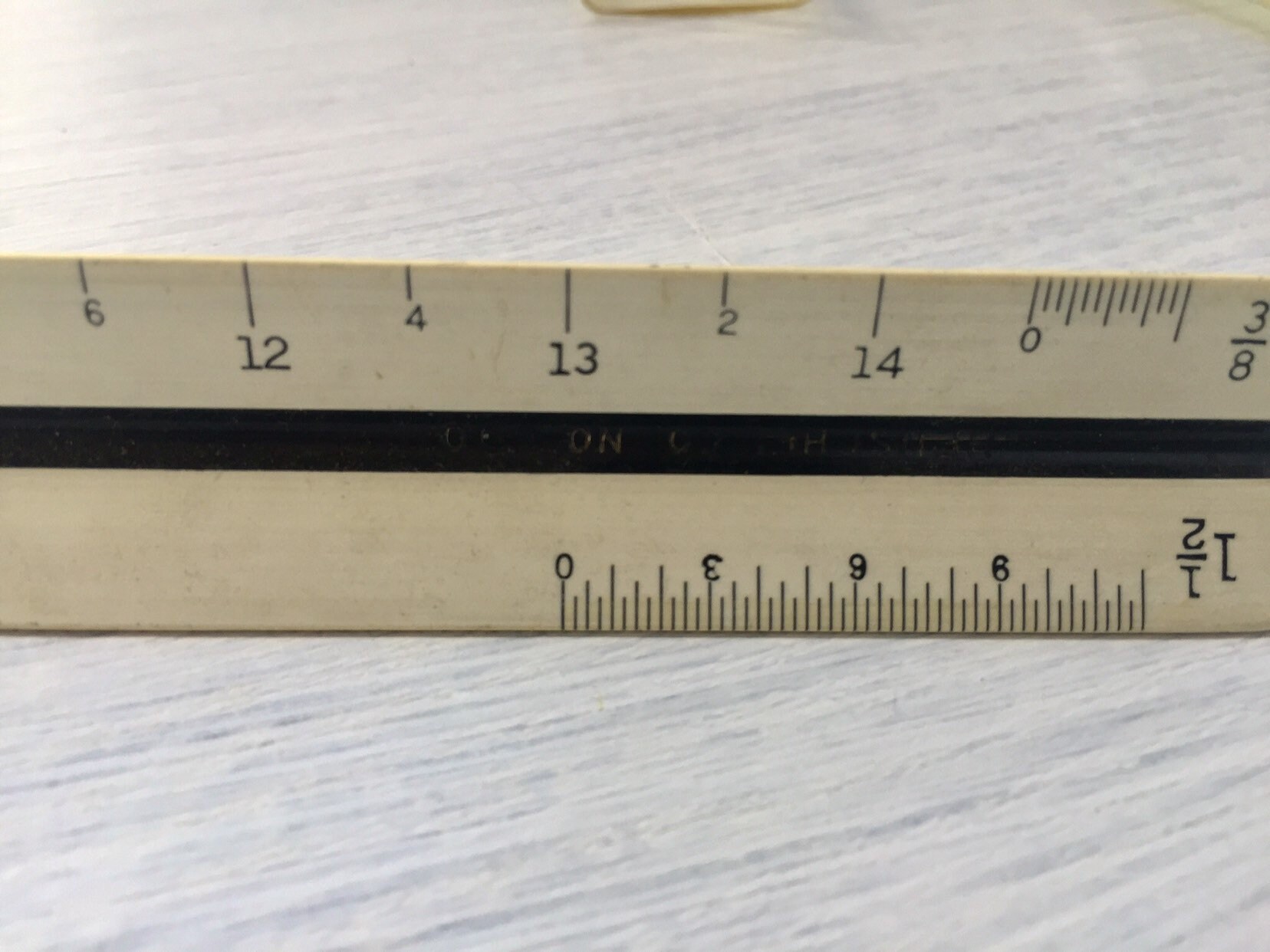 Ruler Engine Divided Linex 301A De Marr 3 Sided Rule Drafting | Etsy