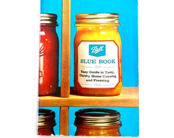 Canning Book, 1993 Ball Blue Book Home Canning & Freezing Recipes ...