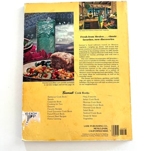 Vintage Cook Book, Sunset Mexican Cookbook 1978, Classic Recipes - Etsy