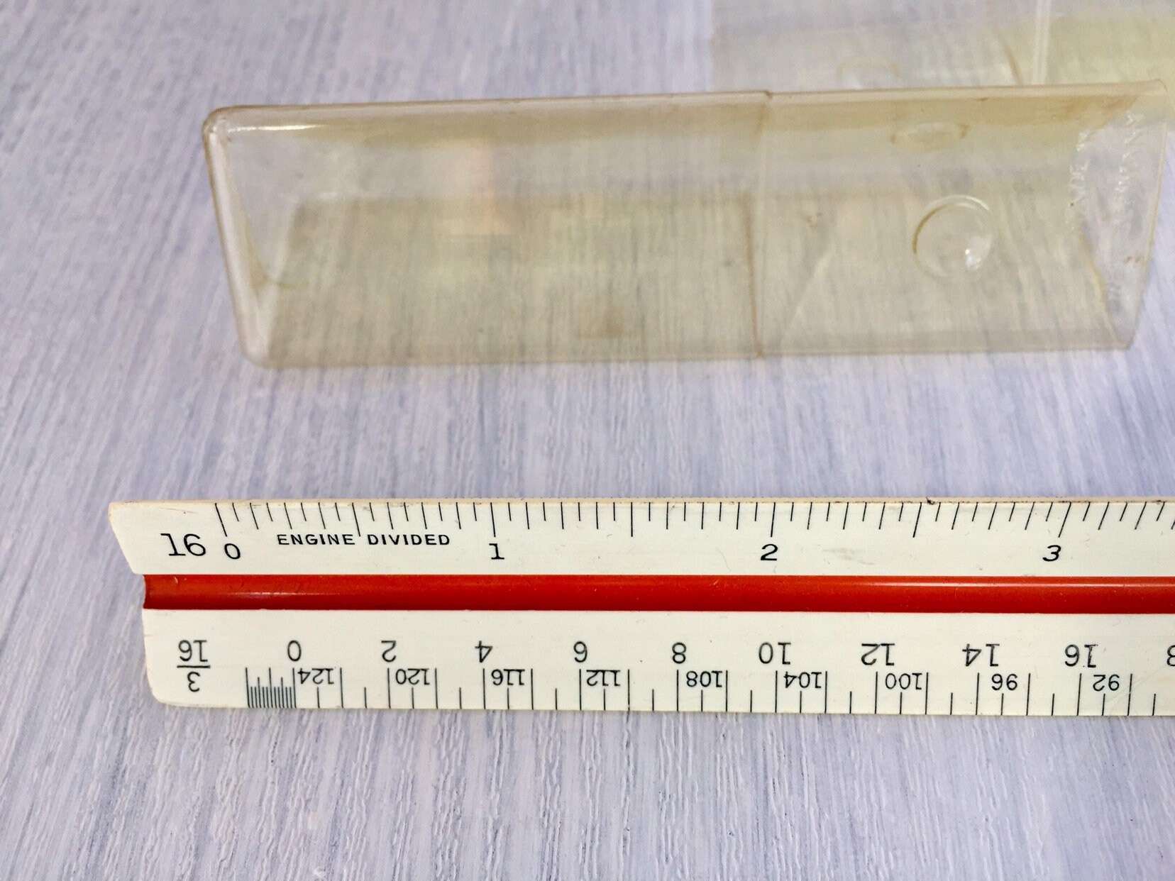 Ruler Engine Divided Linex 301A De Marr 3 Sided Rule Drafting | Etsy