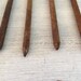 Large Nails Rusty Iron Pole Barn Nails Salvaged Hardware Metal Hooks ...