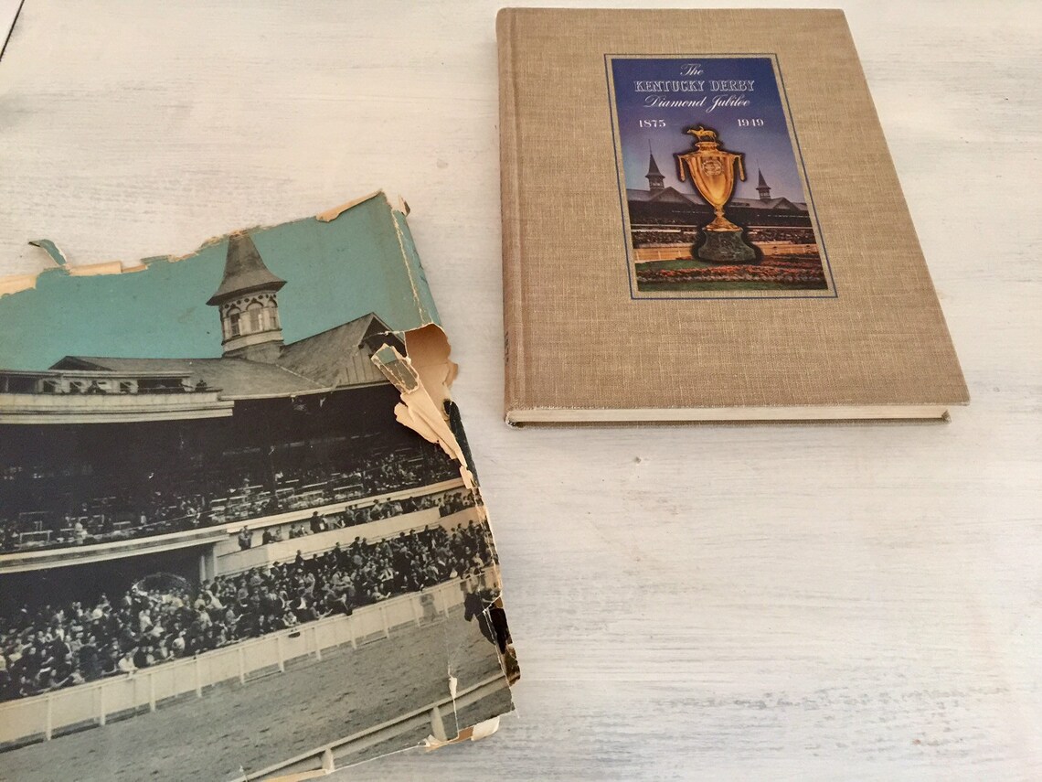 Kentucky Derby Book Diamond Jubilee 1875 1949 Churchill - Etsy