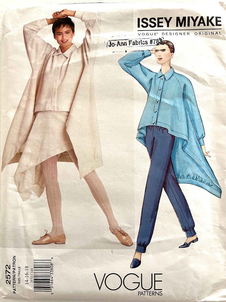 Issey Miyake Top Skirt Pants Vogue Designer Original Sewing Pattern ...