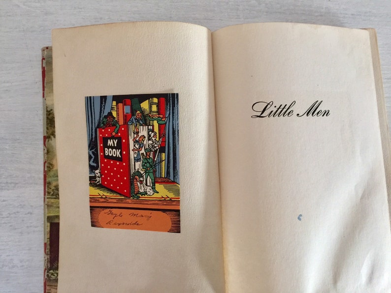 1947 Little Men Book Louisa Alcott Illustrated by Douglas Gorsline ...