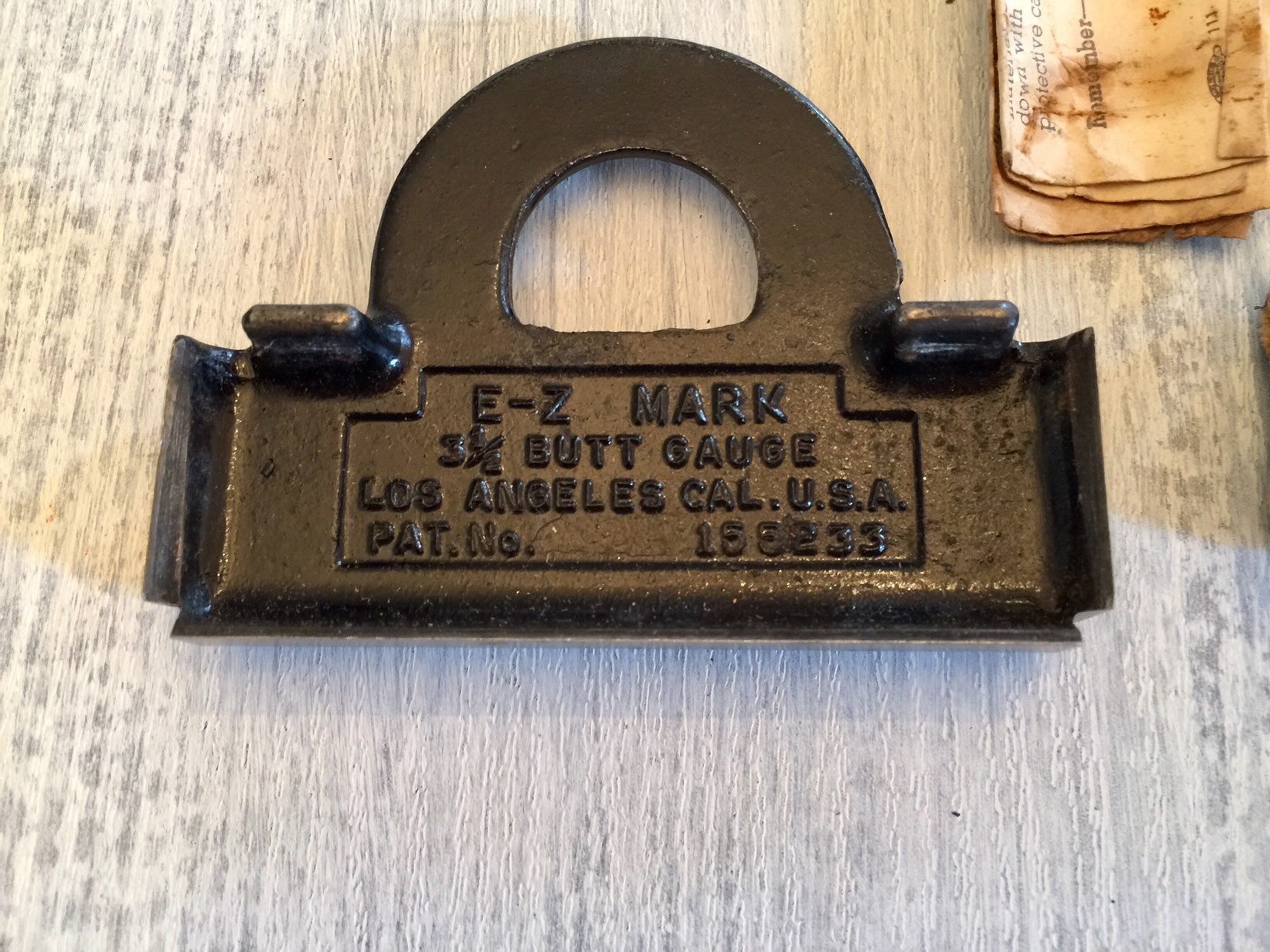 Vintage Butt Gauge Woodworking Carpenters Hinge Tool Door - Etsy