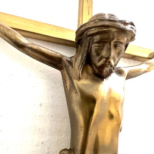 Catholic Crucifix Cross Jesus Christ INRI Gold Tone West Germany - Etsy
