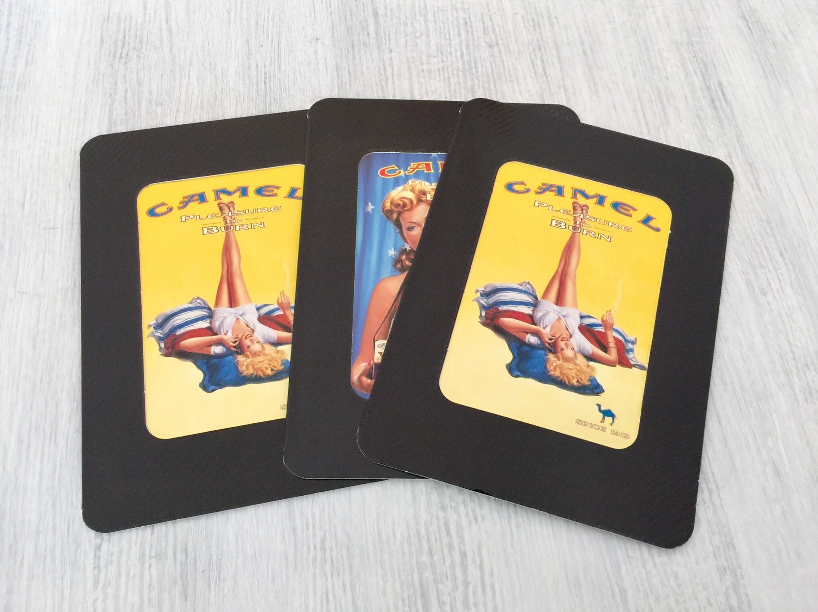 Camel Cigarette Pin up Girls Stand up Frame Retro Decor | Etsy