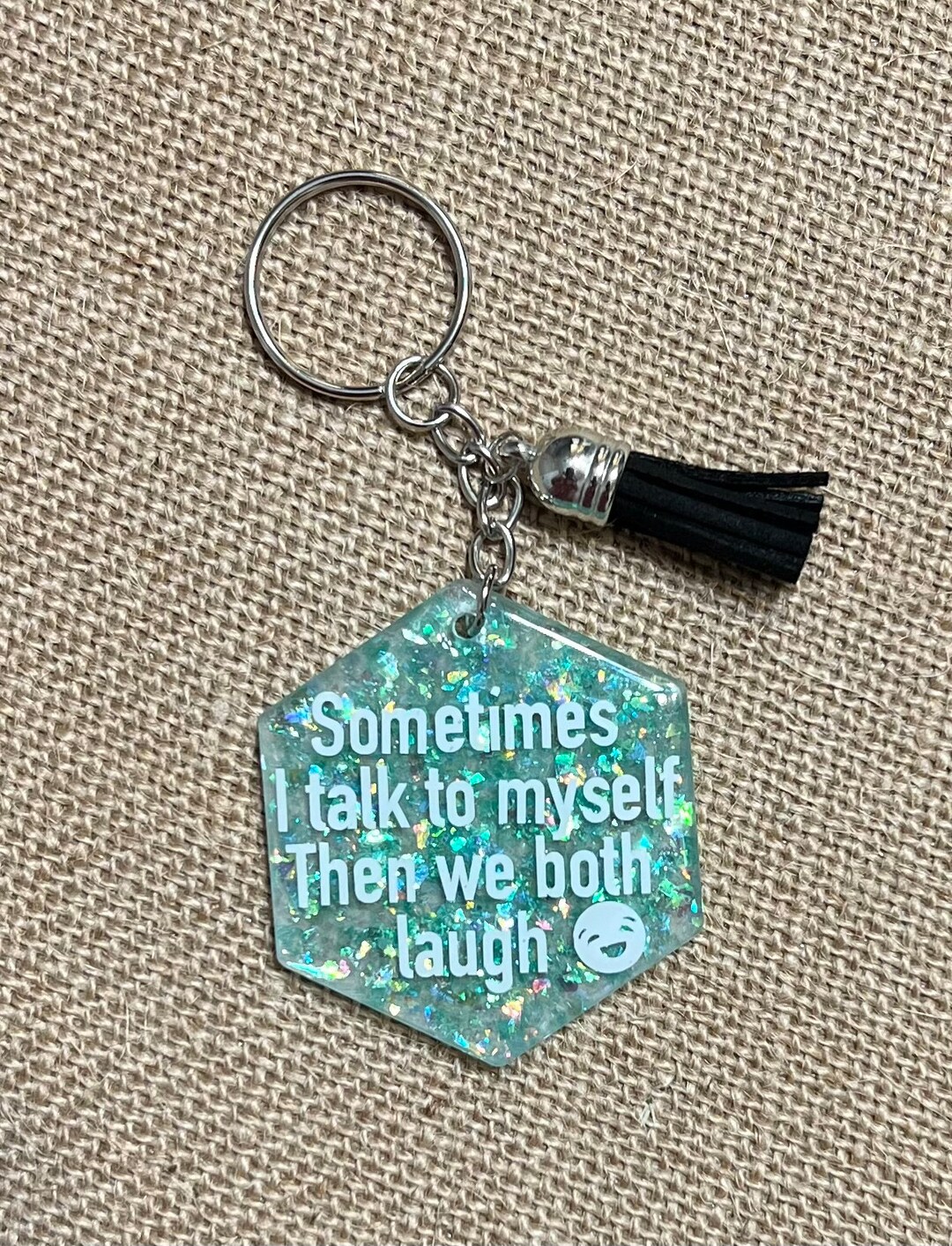 Keychain Ring Fob Tag Charm Birthday Anniversary Retirement Sarcastic ...