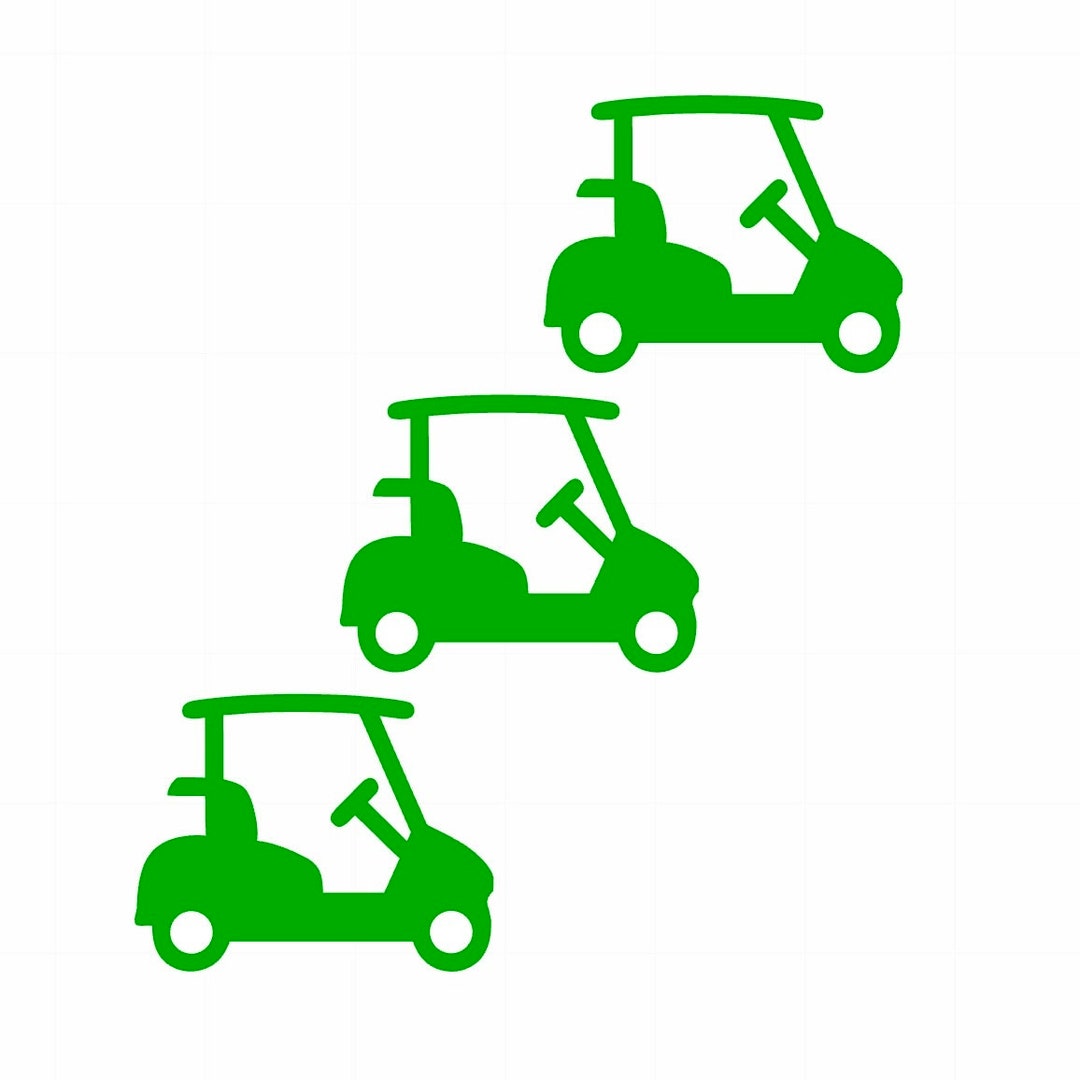Golf Cart Die Cut Out Confetti Scrapbooking Birthday Party Shower ...