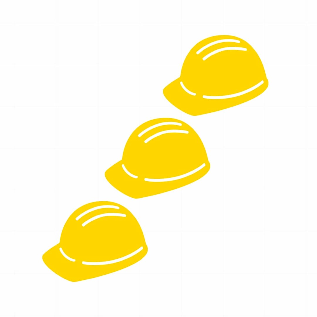 Construction Hard Hat Die Cutouts Confetti Scrapbooking Birthday ...