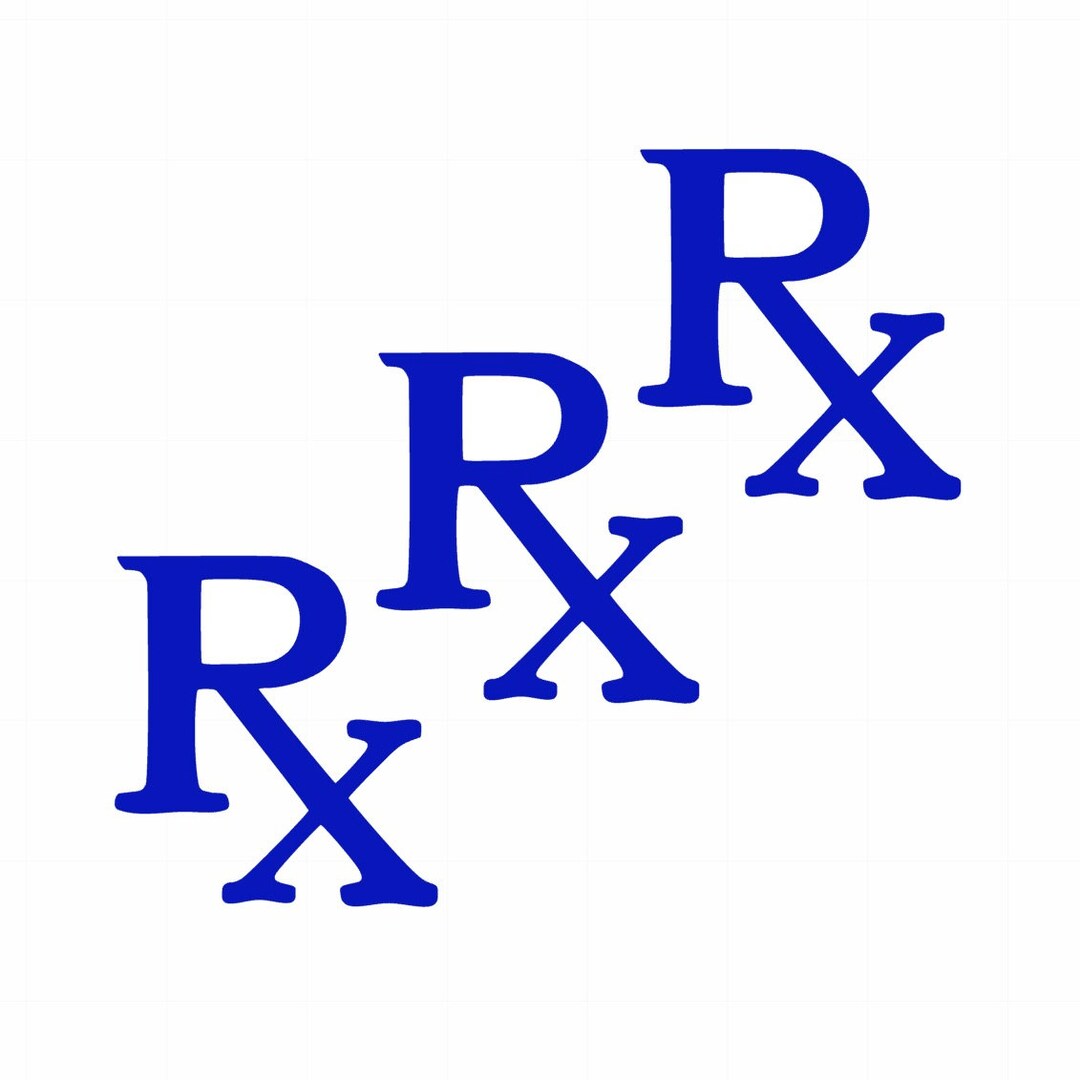 Pharmacy RX Die Cut Out Party Card Making Table Scatter Decorative ...