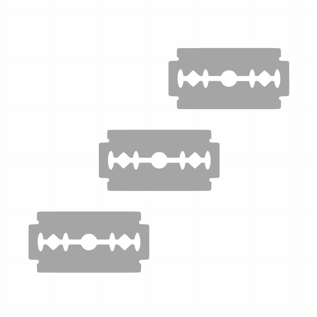 Razor Blade Die Cut Out Confetti Halloween Party Table Scatter Event ...