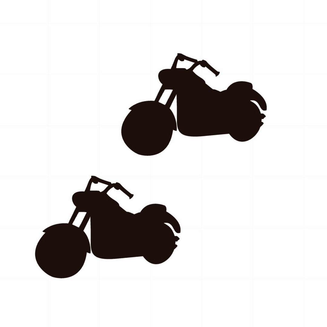 Motorcycle 'STICKER' Die Cut Outs Wedding Handmade Scrapbooking ...