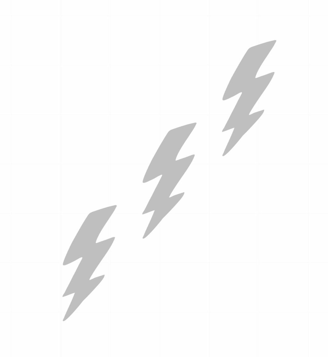 Lightning Bolt Die Cut Outs Scrapbooking Party Card Making Stationery ...