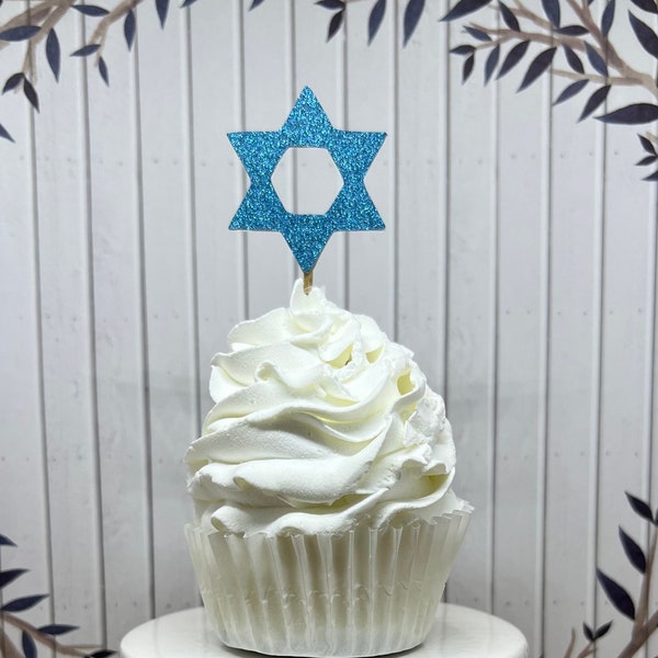 Star of David Cake Topper - Etsy