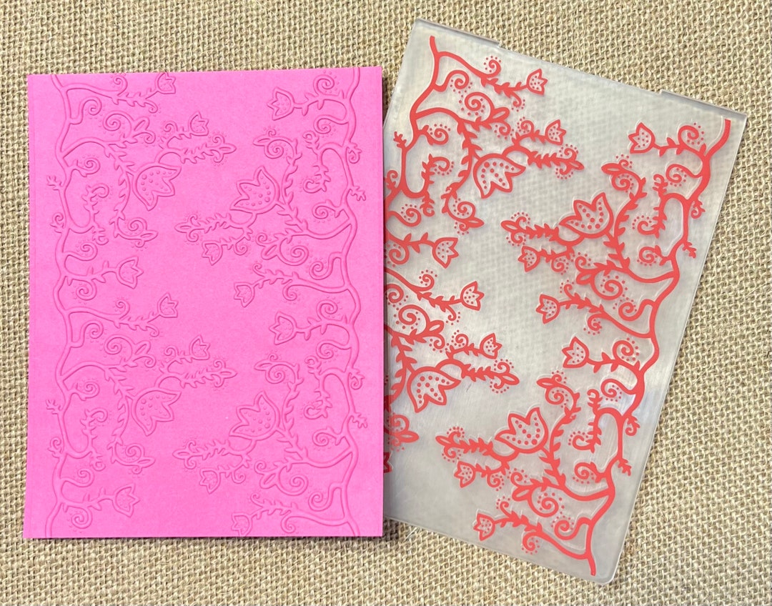 12 Embossed Textured Card Front Topper Background Sheet Collage ...