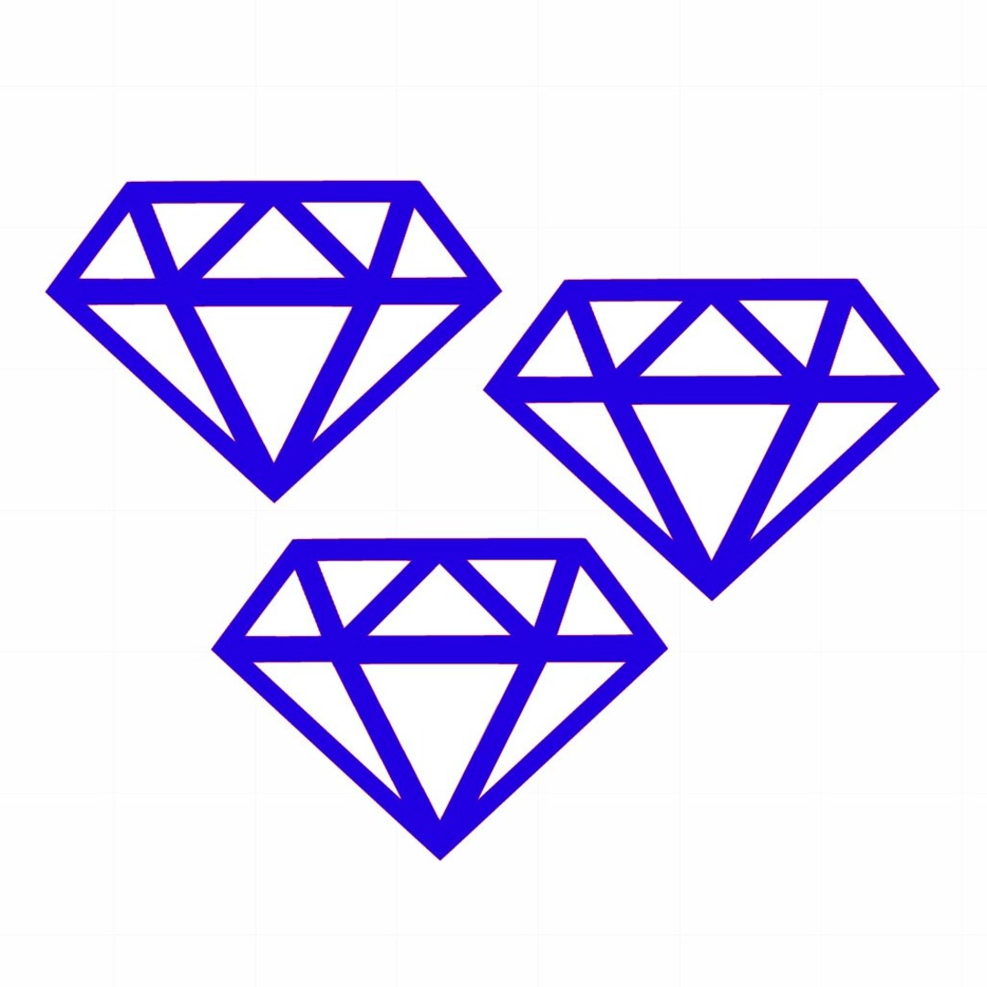 Diamond Die Cut Outs Wedding Bridal Bachelorette Engagement - Etsy