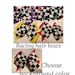 Choose Color 4" Racing Hair Bow Clip, 4" Stacked Racing Checkered Flag ...