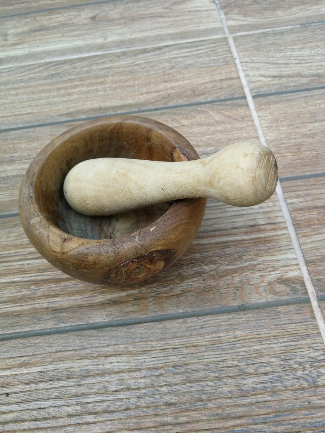 Wooden Pounder, Home Decor, Vintage Wooden Pounder, Vintage Wooden ...