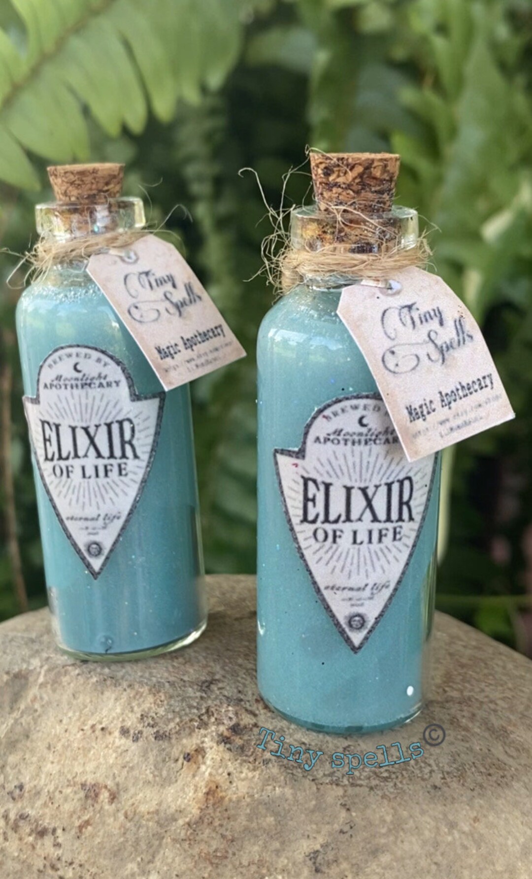 Elixir of Life Miniature Potion in Blue - Etsy