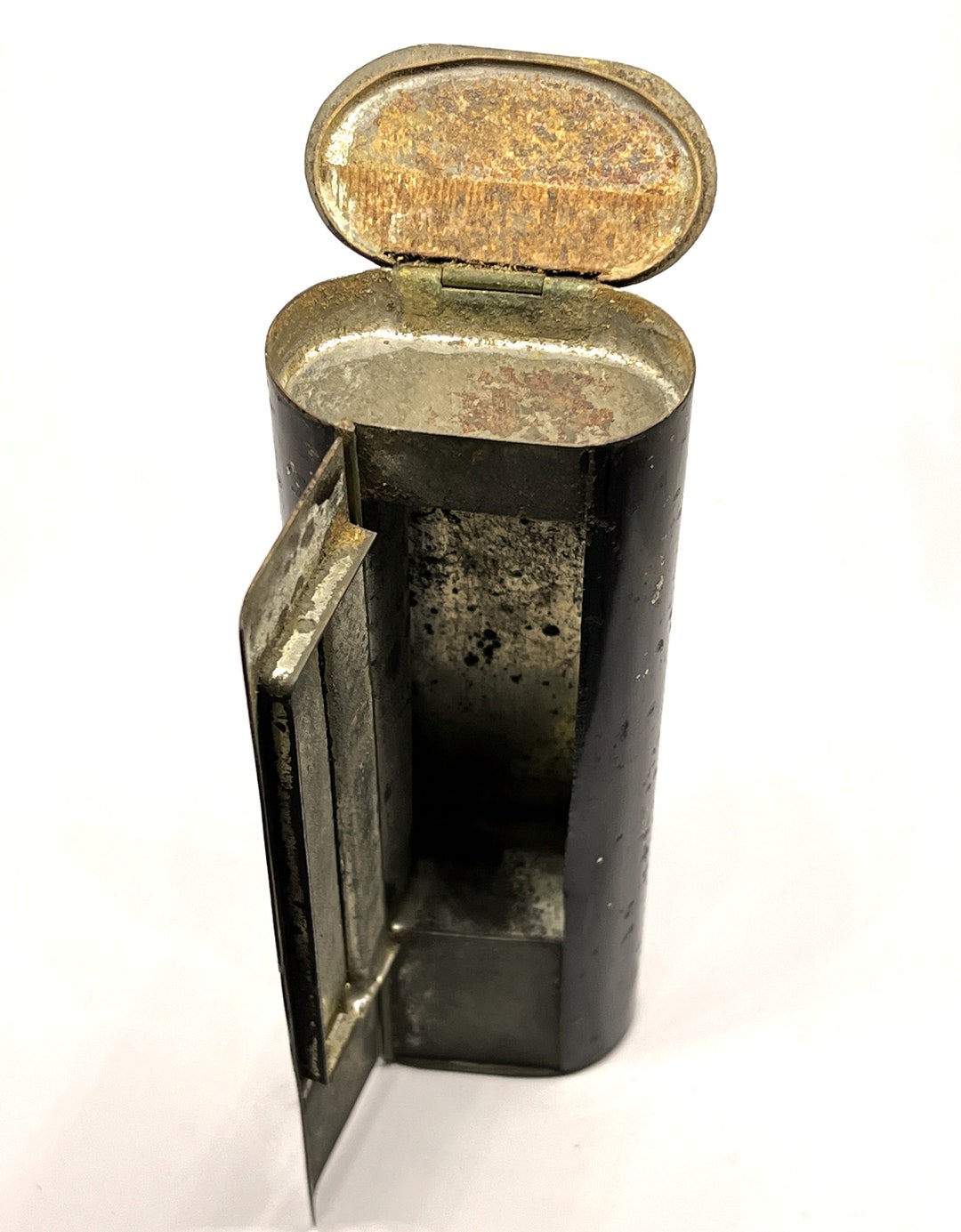 Rare Georgian Toleware Tobacco & Pipe Tin - Etsy